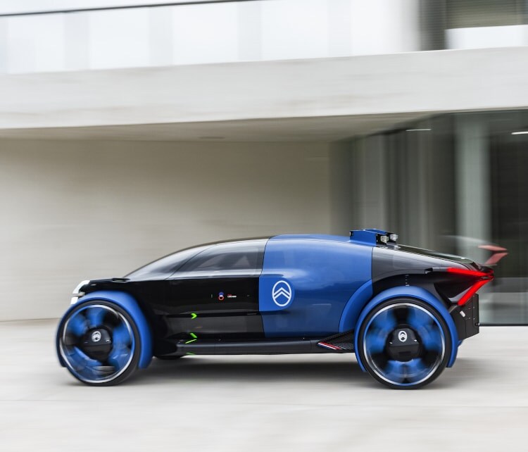 Citroën 19_19 | Electric concept car with futuristic design