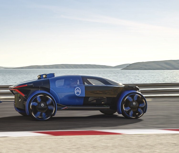 Citroën 19_19 | Electric concept car with futuristic design