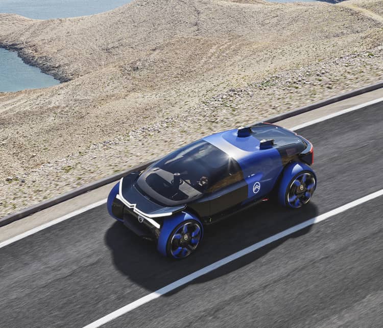 Citroën 19_19 | Electric concept car with futuristic design