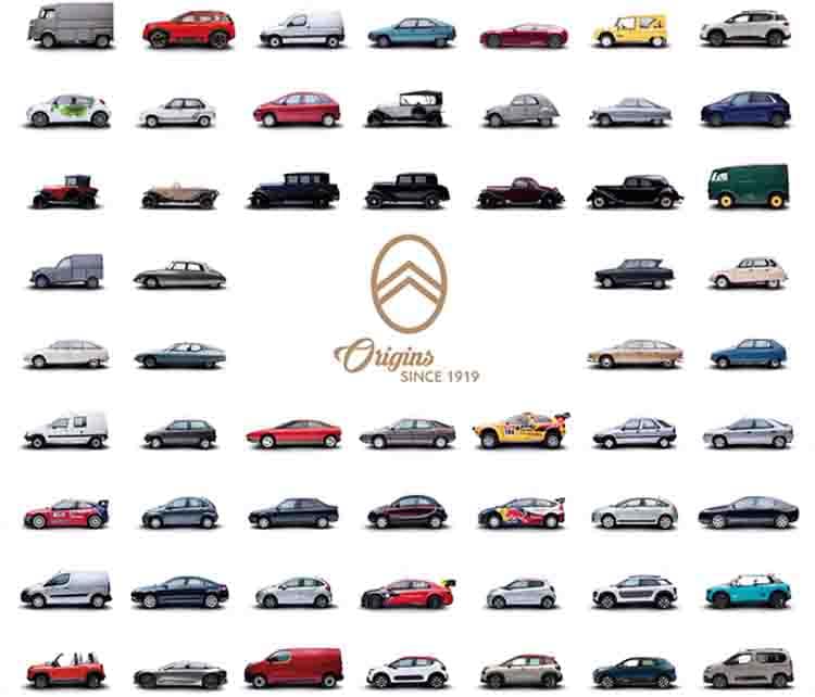 citroen logo evolution